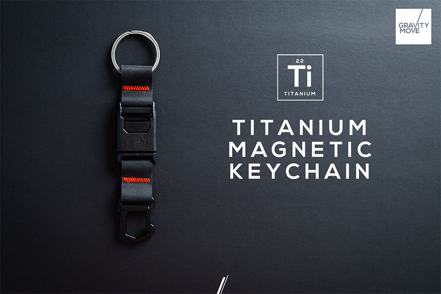Gravity Move - Titaniun Magnetic KeyChain